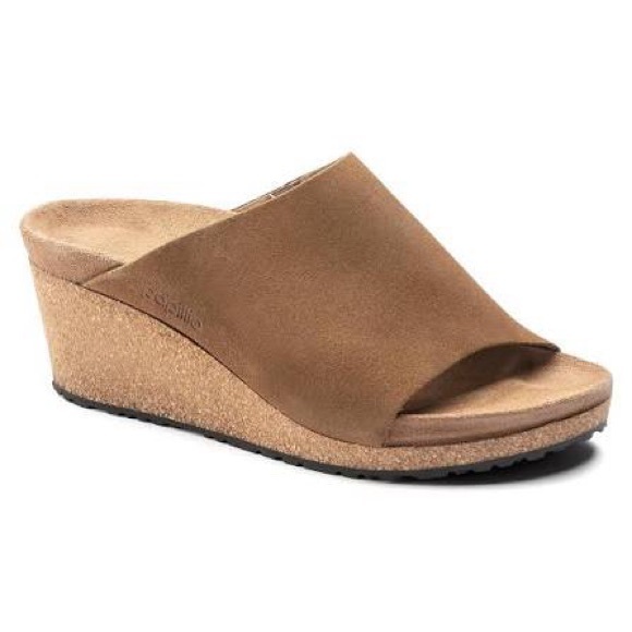 Birkenstock | Shoes | Birkenstock Papillio Namica Wedge Suede Sandals ...